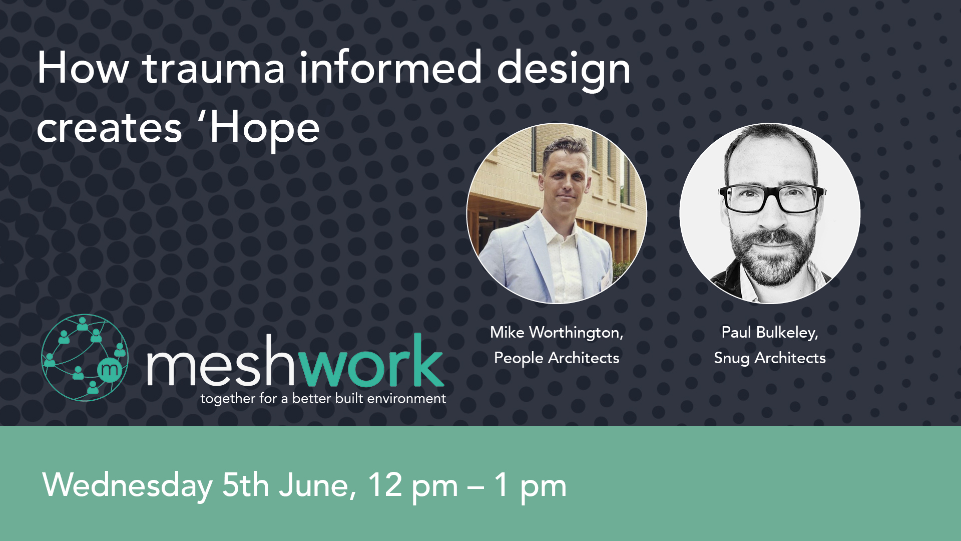 How trauma informed design creates 'Hope' - Brighton Architecture Diary